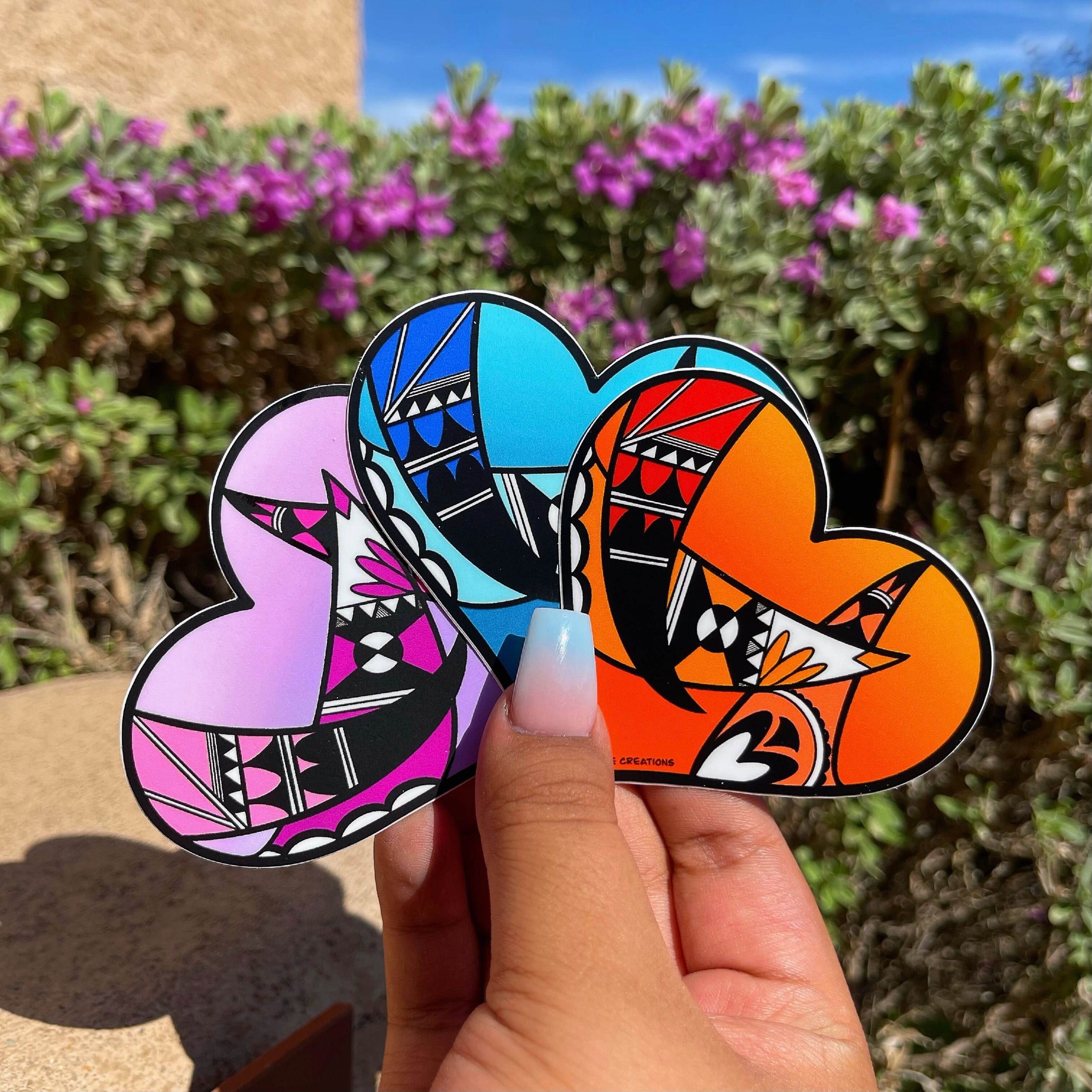 Pueblo Hearts Sticker | Ourae Creations